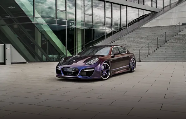 Wallpaper Porsche, area, ladder, Panamera, Grand, TechArt for mobile ...