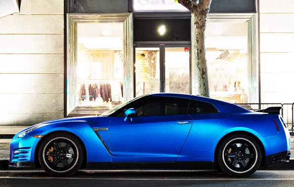 Wallpaper GTR, Nissan, Blue, Sportcar images for desktop, section ...