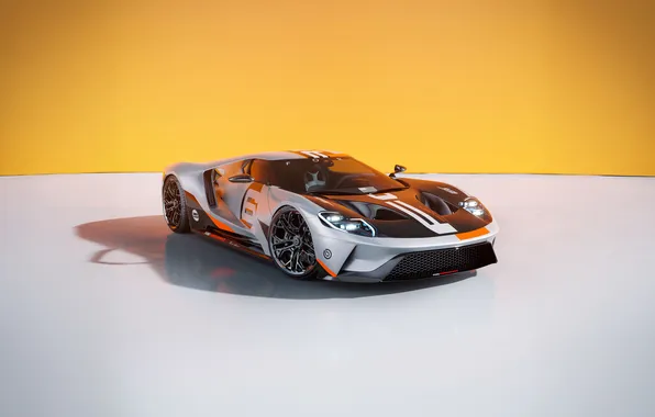 Wallpaper Ford, Ford GT, side view, Front, muscle car, American Car ...