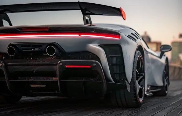 Download wallpaper Ferrari, supercar, SF90, taillights, rear wing ...
