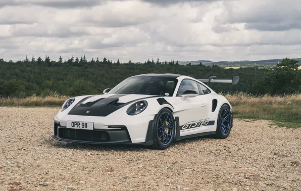 Download wallpaper 911, Porsche, white, supercar, Weissach Package ...