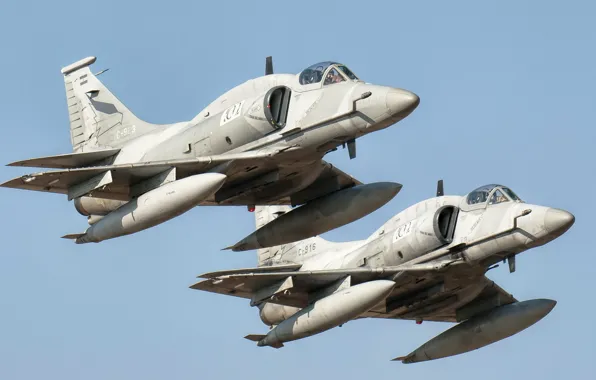 Download wallpaper weapons, aircraft, A-4 AR Fightinghawk C-923 ...