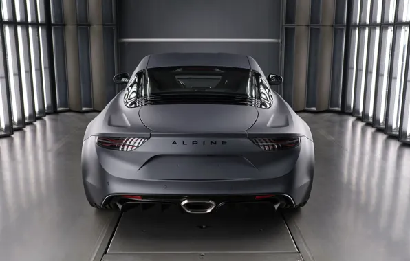 Download wallpaper rear view, Alpine, 2019, A110S, section other in ...