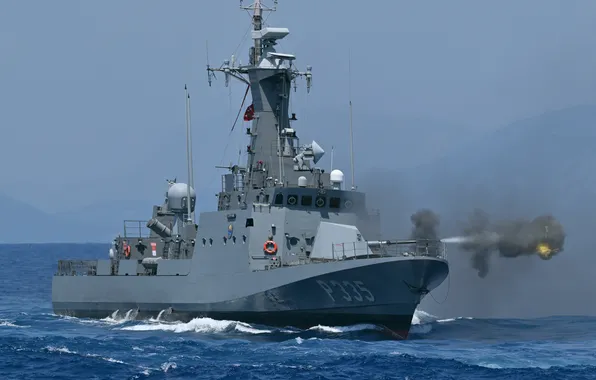 Wallpaper Corvette, Turkish Navy, P335, TCG Imbat for mobile and ...