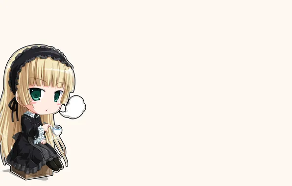 Download wallpaper tube, white background, long hair, green eyes ...