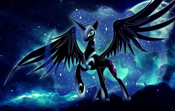 Wallpaper mlp, night., nightmaremoon, Mylittlepony for mobile and ...
