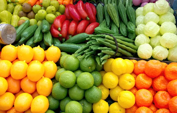 Wallpaper colorful, drops, vegetables for mobile and desktop, section ...