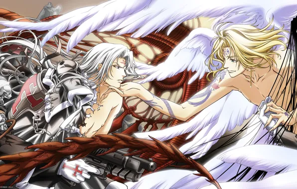 Wallpaper weapons, anime, art, guy, trinity blood, Trinity blood for ...