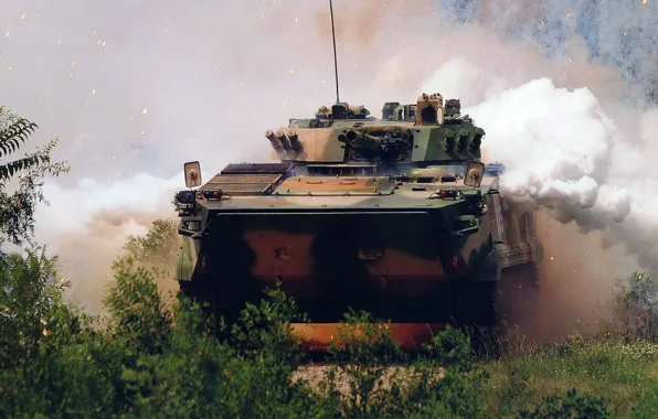 Wallpaper smoke, China, Type 97, BMP, Chinese floating infantry ...