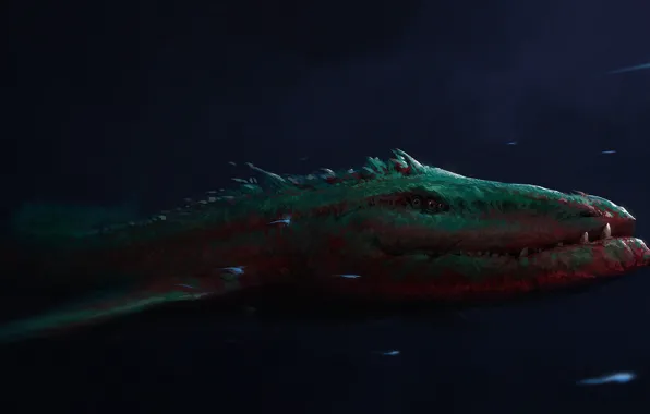 Wallpaper Sea, Monster, Fantasy, Art, Fiction, Beast, Illustration ...