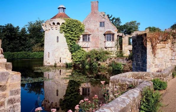 Wallpaper England, Scotney castle, Kent for mobile and desktop, section ...