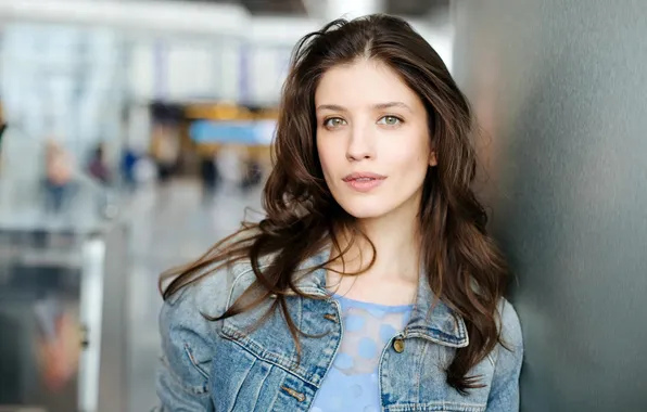 Wallpaper look, pose, makeup, actress, hair, actress, denim jacket ...