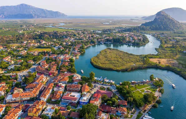 Wallpaper Turkey, Muğla, Dalyan for mobile and desktop, section город ...