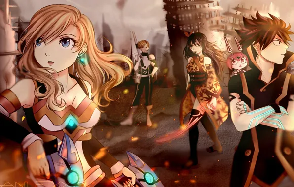 Download wallpaper anime, guys, Debski, Edens Zero, section shonen in ...