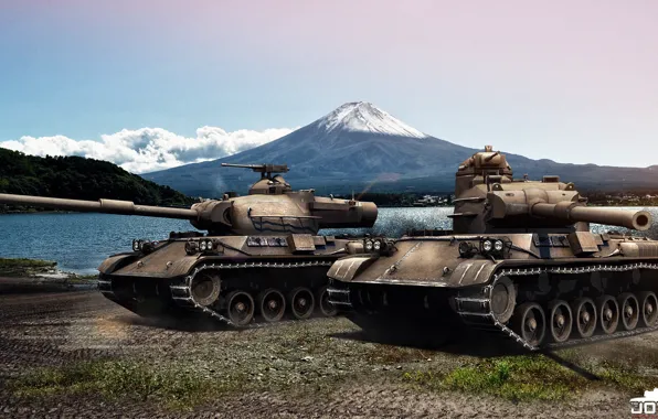Wallpaper Tank, World of tanks, World of Tanks, Japanese, WOT, Type 61 ...