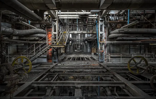 Inside Factory Background