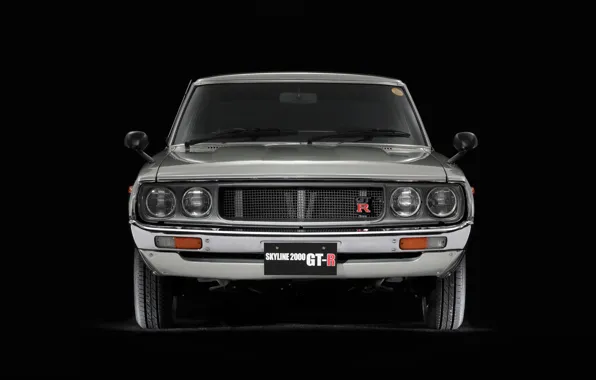 Wallpaper Nissan, Skyline, front view, 2000GT-R, Nissan Skyline 2000 GT ...