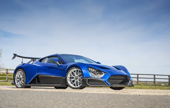 Wallpaper Zenvo, supercar, blue, Zenvo TSR-S for mobile and desktop ...