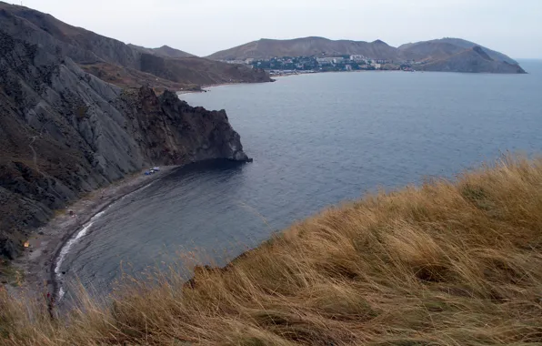 Download wallpaper sea, mountains, Nature, section nature in resolution ...