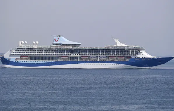 Wallpaper sea, liner, cruise images for desktop, section другая техника ...