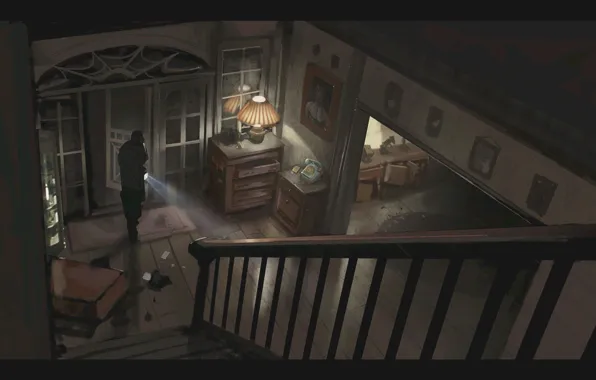 Download wallpaper house, Resident Evil, room, section games in ...