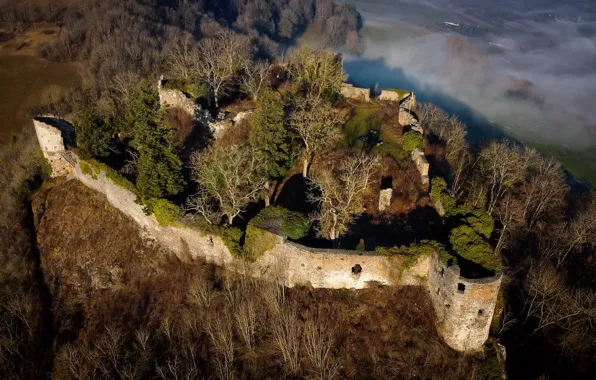 Wallpaper nature, ruins, Castle Ruins Mägdeburg for mobile and desktop ...