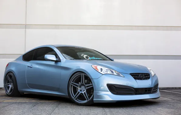 Wallpaper blue, blue, hyundai, Hyundai, genesis, Genesis for mobile and ...