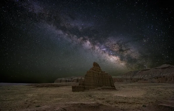 Download wallpaper stars, mountains, night, section landscapes in ...