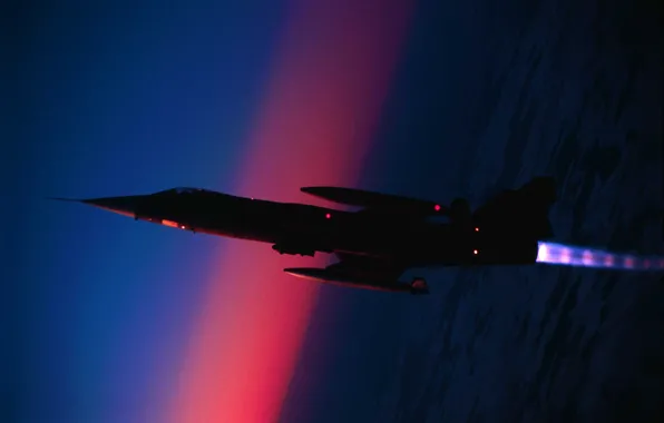 Download wallpaper Lockheed, Starfighter, F-104, widow maker, section ...