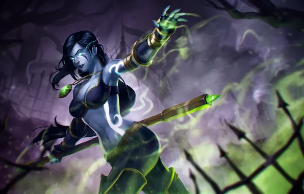 Wallpaper girl, magic, Spirit, Warrior, heroes of newerth, aluna images ...