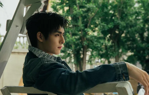 Wallpaper profile, guy, Wang Hao Xuan, Wang Hao Xuan, Chinese actor for ...