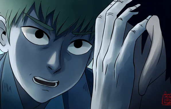 Download wallpaper look, Mob Psycho 100, Mob psycho 100, belief, the ...