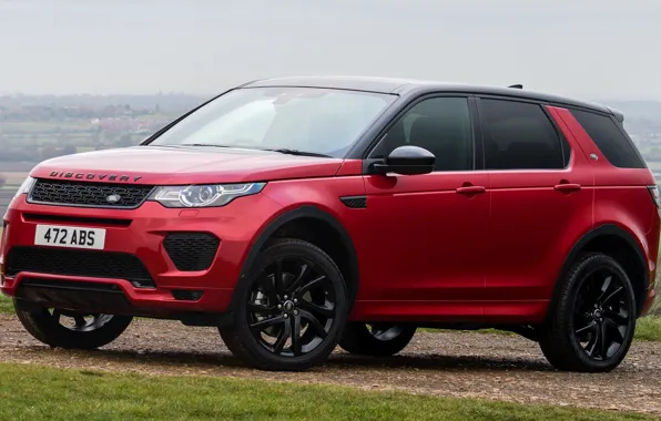 Wallpaper machine, grass, red, earth, lights, SUV, red, Land Rover for ...