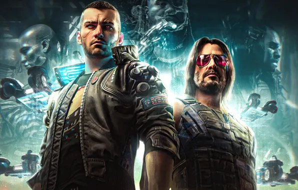 Wallpaper future, the game, technology, face, future, game, character ...