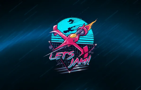 Wallpaper Space, Ship, Space, 80s, Cowboy, 80's, Synth, Retrowave ...