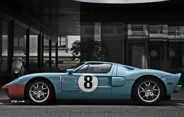 Wallpaper blue, street, Ford, Ford, blue, street for mobile and desktop ...