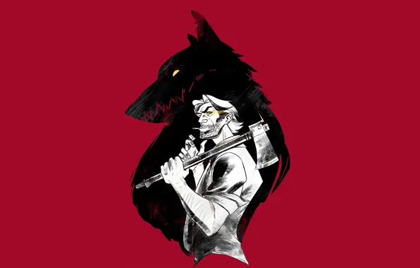 Wallpaper art, Werewolf, Telltale Games, The Wolf Among Us, Grey Wolf ...