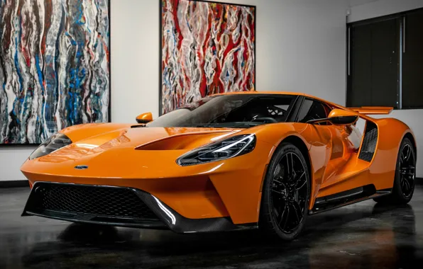 Wallpaper 2017, Orange, Ford images for desktop, section ford - download