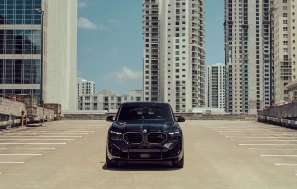 Download wallpaper Front view, G09, XM, section bmw in resolution 2560x1080