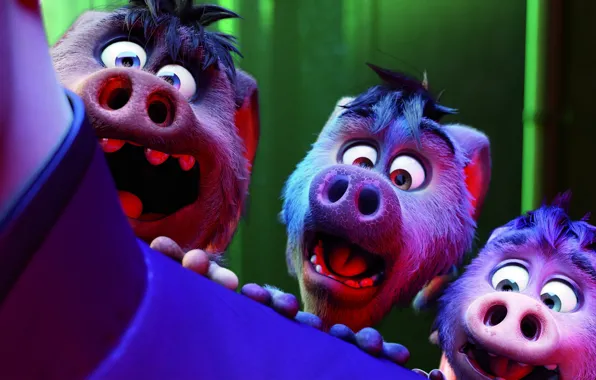 Wallpaper cartoon, monsters, characters, the transformation, We're ...