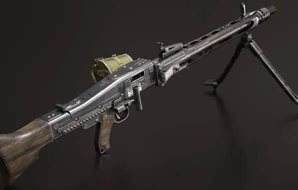 Wallpaper Germany, The second World war, Machine gun, MG42, A single ...