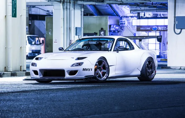 Wallpaper Mazda, White, RX-7, 4Rotor for mobile and desktop, section ...