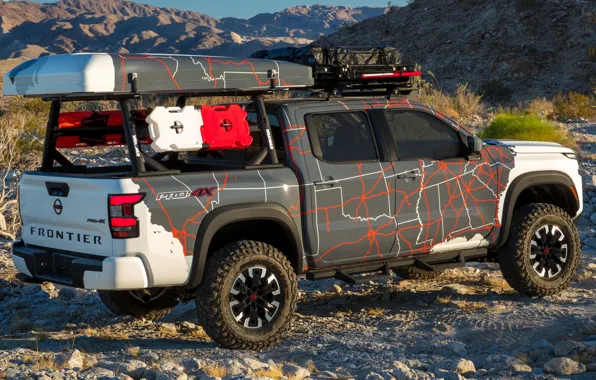 Download wallpaper Nissan, pickup, Frontier, 2022, Project Adventure ...