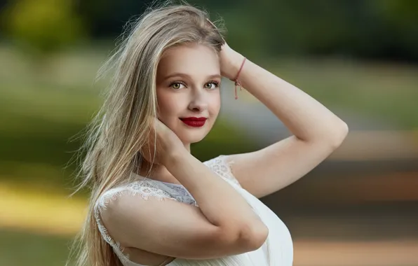 Wallpaper girl, portrait, Laura for mobile and desktop, section девушки ...
