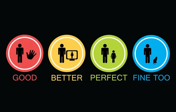 Wallpaper signs, better, good, perfect, fine images for desktop ...