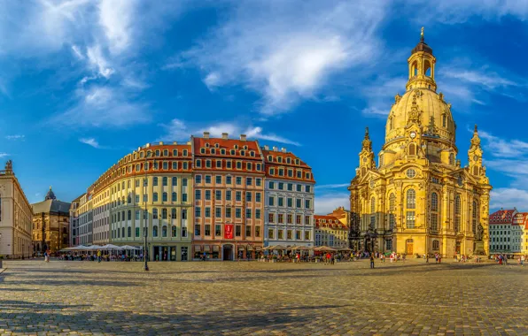 Wallpaper the sun, HDR, Germany, Dresden, area, Germany, Dresden for ...