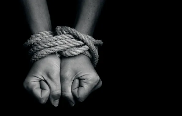 Wallpaper hands, rope, bondage images for desktop, section ситуации ...
