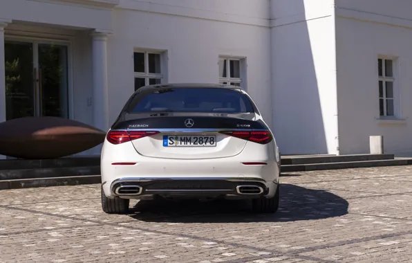 Wallpaper Mercedes-Benz, Mercedes, Maybach, rear, S-Class, Mercedes ...