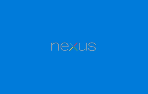 Wallpaper background, blue, logo, nexus for mobile and desktop, section ...