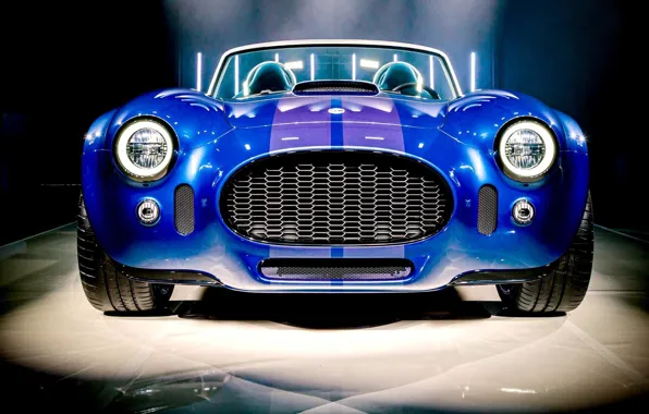 Download wallpaper front view, AC Cars, 2023, AC Cobra GT Roadster ...